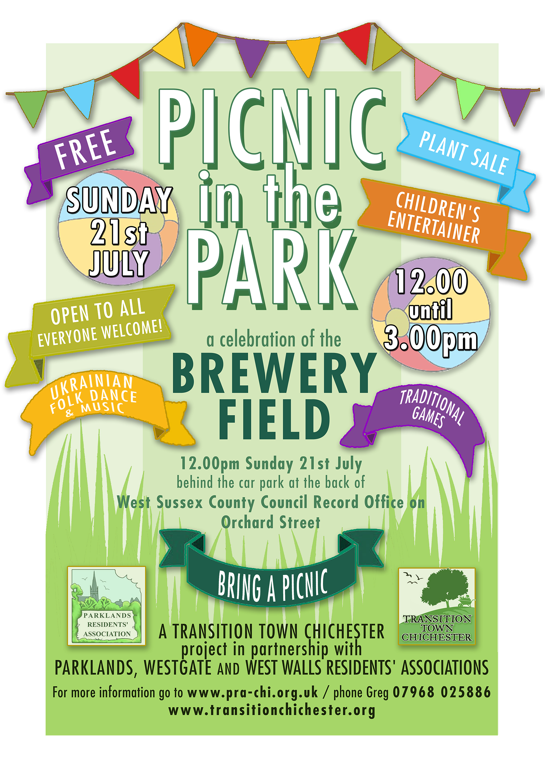 Picnic in the Park – Transition Chichester